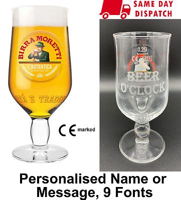 Moretti Beer Glasses For Sale Ebay