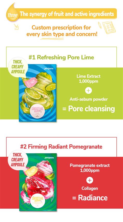 PERIPERA Smoothie Time Mask [5 Types to Choose] – WOOH