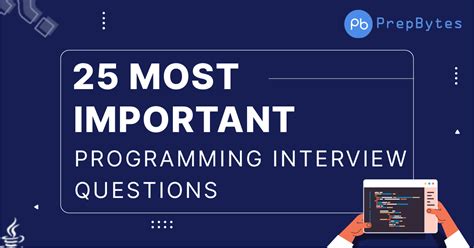 25 Most Important Programming Interview Questions Prepbytes