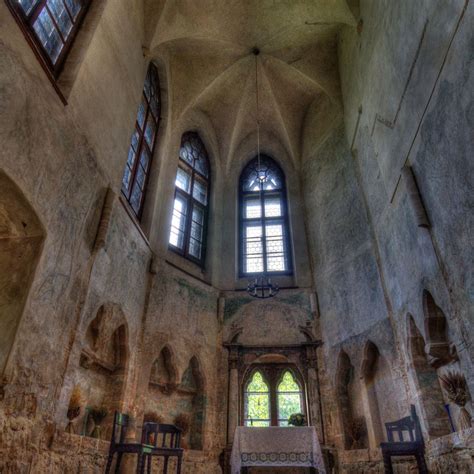 Chapel In Houska Castle Gothic Chapel Inside Houska Castle Blatce