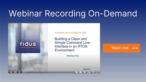 Embedded Systems How To Build A Clean And Simple Cli
