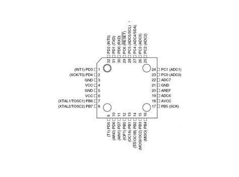 Atmega8a Au Microcontrolador Smd Avr 8 Bit 16 Mhz Tqfp 32 Arca Electrónica