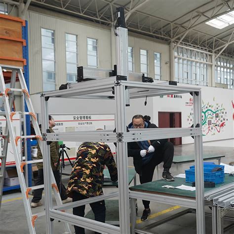 High Rigidity Rail Heavy Duty Guide Linear Motion Gantry Robot Double Track Ball Screw Actuator