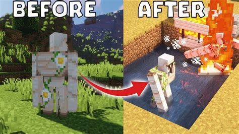 Iron Golem Spawning Outside Iron Farm Fixed YouTube