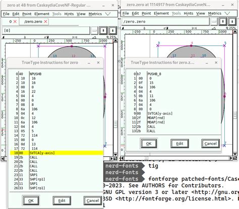 Caskaydiacove Slashed Zero Has Wrong Height · Issue 1390 · Ryanoasis