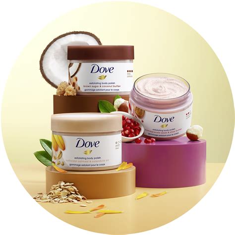 Dove Exfoliating Body Scrubs