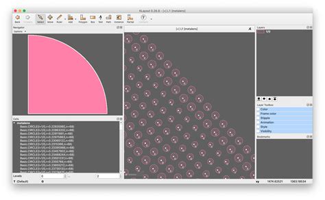 Python Scripting For Reading An Excel File And Creating A Polar Array On Klayout Macro KLayout