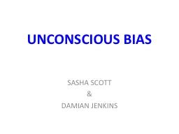 PPT UNCONSCIOUS BIAS PowerPoint Presentation