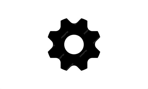 기어 아이콘 벡터 로고 디자인 톱니바퀴 프리미엄 벡터