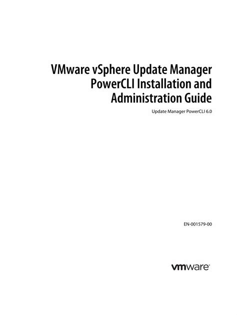 pdf vmware vsphere update manager powercli … 01 2009 · vmware inc