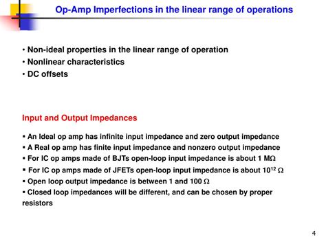 PPT The Operational Amplifier Continued PowerPoint Presentation Free Download ID