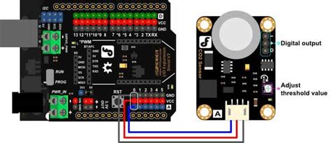 Arduino UNO And Carbon Dioxide CO2 Sensor Makerguides Com