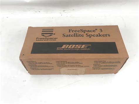 New Bose Freespace 3 Surface Satellite Speakers Reverb