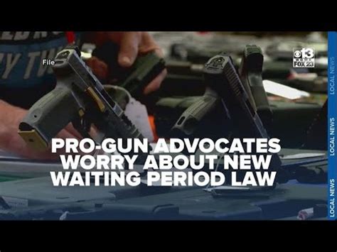 Pro Gun Advocates Worry About How Waiting Period Law Could Affect Gun