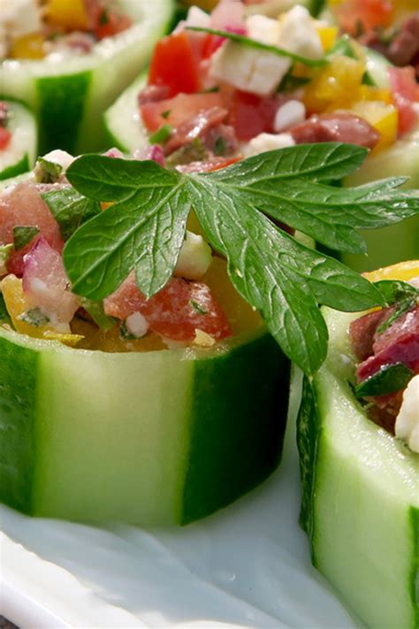 Pico De Gallo Cucumber Bites Savvy Planet