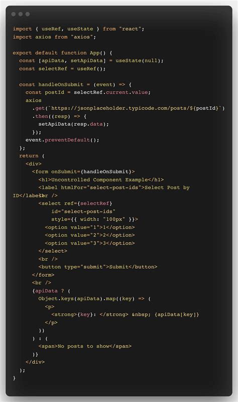 React Controlled Vs Uncontrolled Components