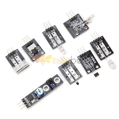 37 Sensor Module Kit With T Type Gpio Jumper Cable Breadboard For