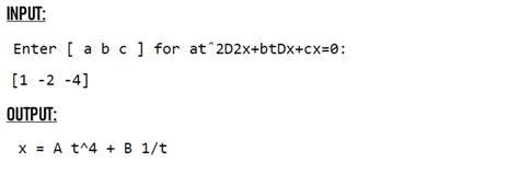 matlab experiments solution of de using method of variation of parameters and cauchy euler method