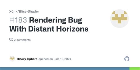 Rendering Bug With Distant Horizons · Issue 183 · X0nkbliss Shader · Github