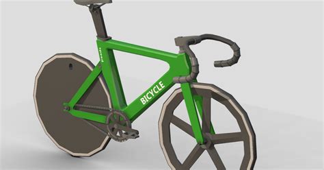 Low Poly Bicycle 3 3d Land Unity Asset Store