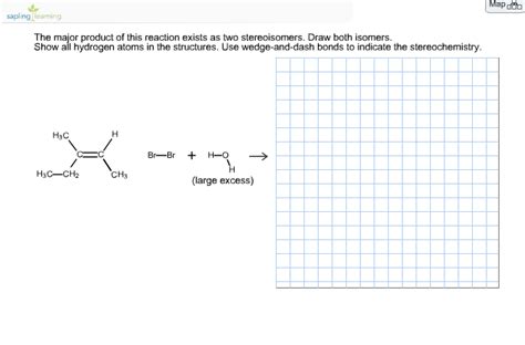 Solved Map Deb Pling The Major Product Of This Reaction Chegg Com