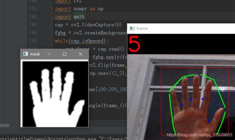 Pythonopencv3简单手势识别捉猫的耗子的博客 Csdn博客opencv手势识别代码