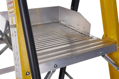 Fibreglass Platform Steps With Tool Tray Climb It Uk