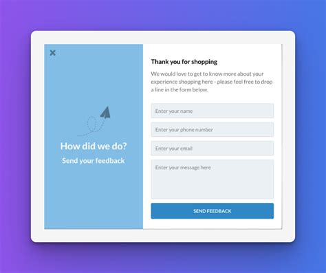 Feedback And Survey Popup Designs And Examples