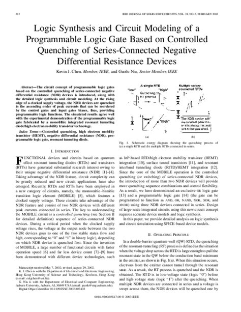 Pdf Logic Synthesis And Circuit Modeling Of A Programmable Logic Gate Based On Controlled