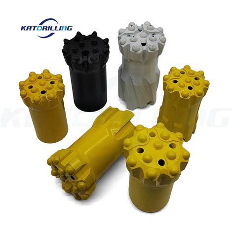 T45 Flat Face Retrac Balistic Yk05 Button Rock Drill Bit For Extension Drilling Button Bit And
