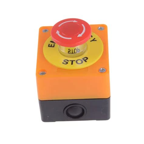 Red Sign Mushroom Emergency Stop Push Button Switch Station 1 No 1 Nyj Lwixihhdl 11 52