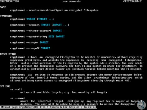 Cryptmount Create Encrypted File Systems
