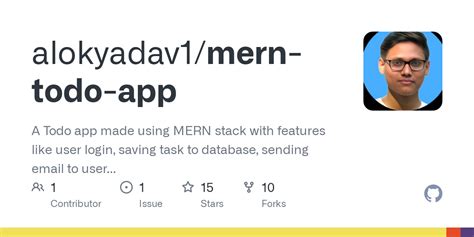 Github Alokyadav1mern Todo App A Todo App Made Using Mern Stack