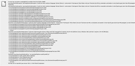 Tl59 Java Runtim Errors On Libreoffice Version 74 7431 On