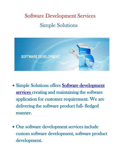 Software Development Company Simple Solutions Software Development