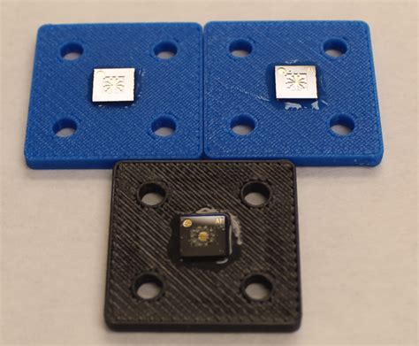 Pressure Sensor Chips Bonded To Rapid Prototyped Testing Fixtures Using