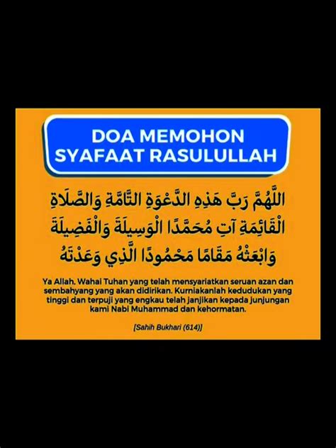 Doa Memohon Syafaat Rasulullah Di Hari Ini Tiktok