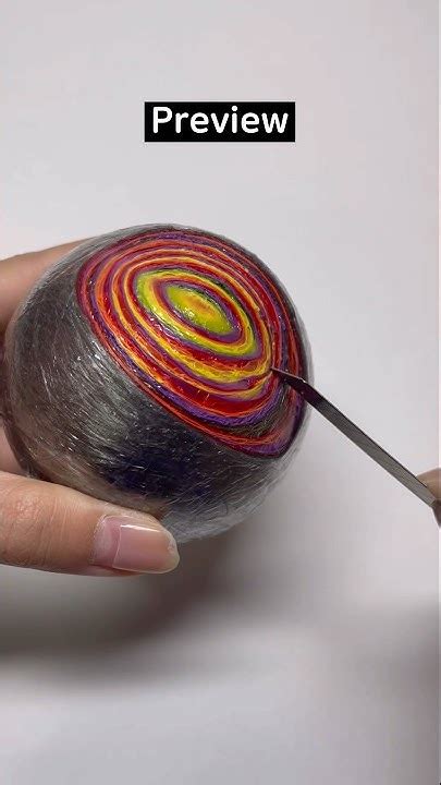 Tapeball Cutting Silver 은색 테이프공 자르기 Shorts Youtube