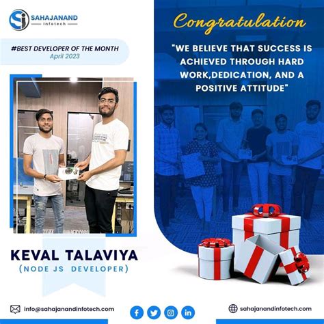 Keval Talaviya On Linkedin Employeeofthemonth