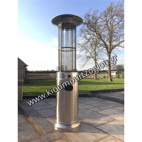 Θερμάστρες Εξωτερικού χώρου — Θερμάστρα Εξωτερικού Χώρου ΣΤΡΟΓΓΥΛΗ ΙΝΟΞ Θερμάστρα υγραερίου