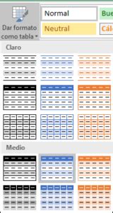 Cómo aplicar formato a una tabla en Excel Recursos Excel