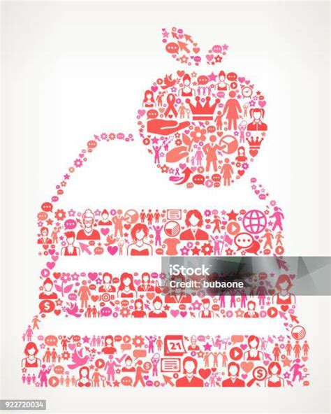 애플 책 여성의 권리 및 여성의 능력을 키우고 아이콘 패턴 가족에 대한 스톡 벡터 아트 및 기타 이미지 가족 걷기 고급