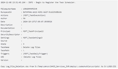Remove Iis Log Files 3 Deploy Vbscript Automation By Pipeline
