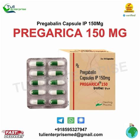 Pregarica 150 Mg Capsule Pregabalin 150mg At Rs 200 Box In New Delhi Id 2852259389848