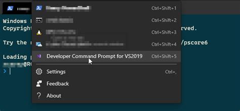 Adding Vs Developer Command Prompt To Windows Terminal Vs 2019 Yer