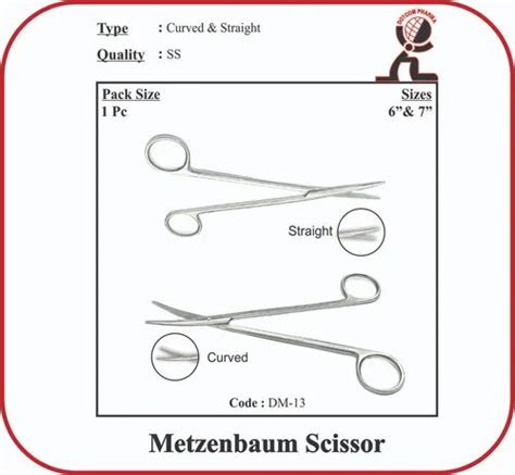 Metzenbaum Scissors 7 Inch Straight At ₹ 237 60 Piece Metzenbaum Scissor In Mumbai Id