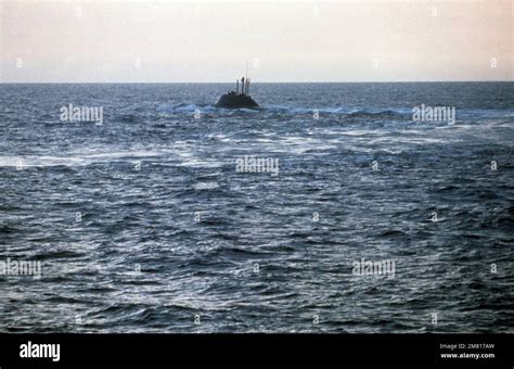 A Starboard Quarter View Of A Soviet Alfa Class Nuclear Powered Fleet