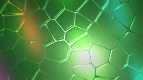 Spinning Surface With Rows Of Hexagons Seamless Loop Motion Concept Of Connection Rotating