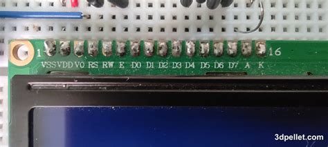 Connecting The Lcd 1602 Module With Arduino 3d Pellet