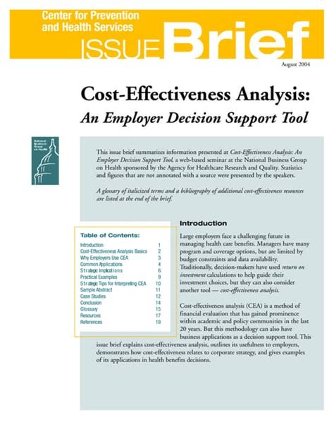 Cost Effectiveness Analysis Pptx